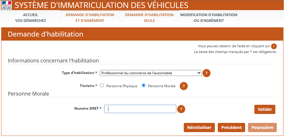 Guide pour demander son habilitation au SIV - Certisiv